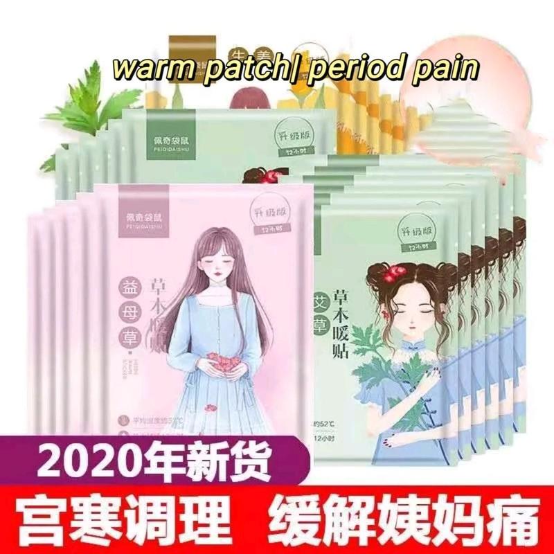 10pcs Period Pain Reliever Patch / Warm Patch Ginger Heat - TikTok Shop ...