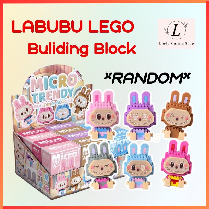 LABUBU LEGO rawak stok sedia mainan blok bangunan Lego Labub - TikTok ...