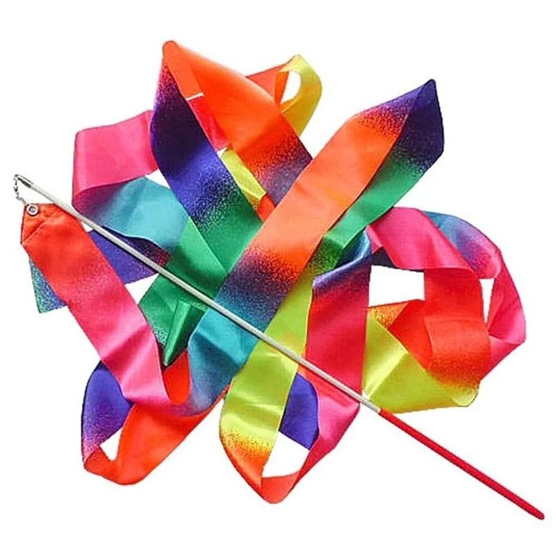Sports Equipment Twirling Rod Gymnastics Ribbons Rhythmic Ballet ...