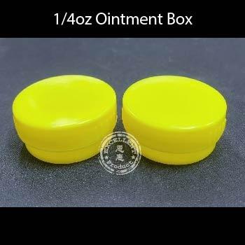 (50/100pcs) 1/4oz Yellow Ointment box | Cream container | cream ...