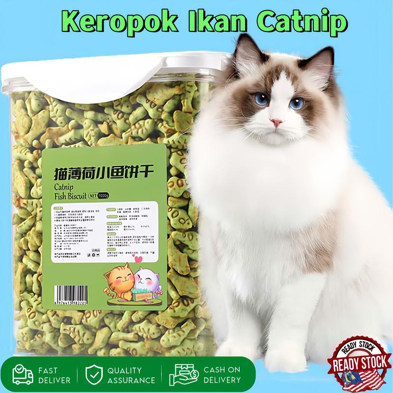 Catnip biscuits Kuki Kucing cat snacks cat grass grains cat grass ...