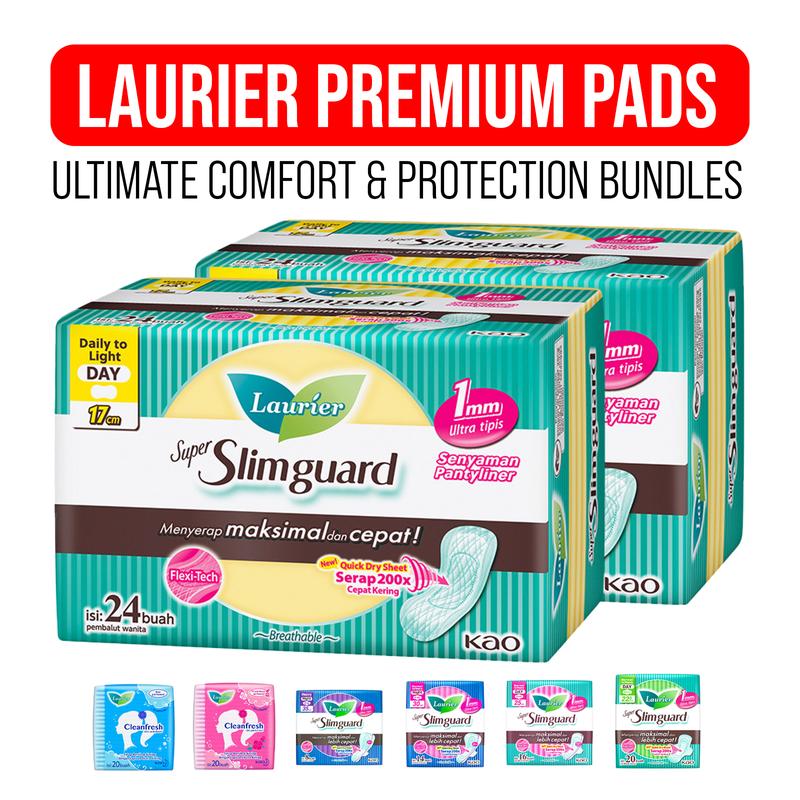 Laurier Sanitary Pads Bundle Value - Ultra Gentle Slimguard, - TikTok ...