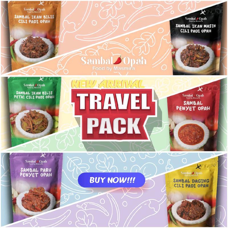 Travel Pack Sambal Opah Sambal Ikan Masin / Sambal Ikan Bili - TikTok ...
