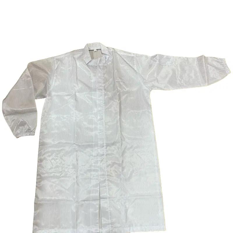 Baju Smock Anti-Static ESD Cleanroom Stripe - Lint Free & Tahan ...