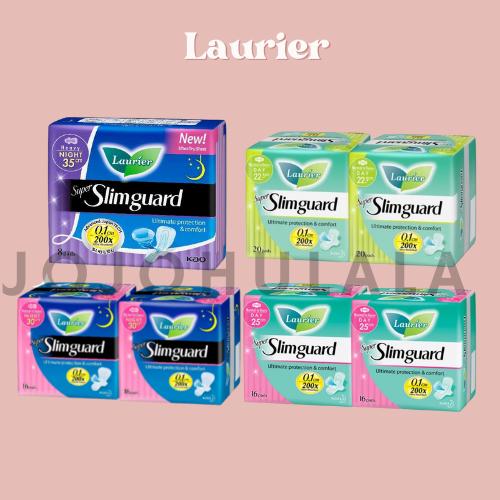 Laurier Slimguard Super Twin Pack Pads Night Day Wing Heavy Active Fit ...