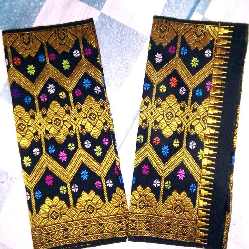 Kain Tenun Songket Hitam Emas Motif Bulan Bekurung - Shop | Tokopedia