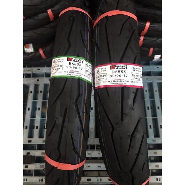 [FKR] Rs888 Bunga Staright Line 70/90-17 80/90-17 Tayar Tubeless ...