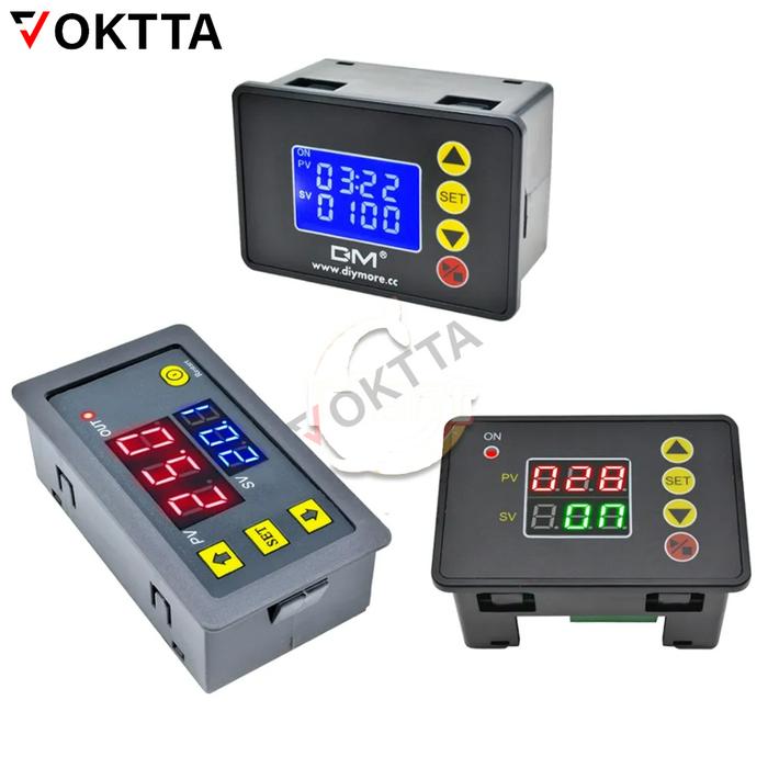 Jual AC 110V 220V DC 12V 24V 1.37 Inch Programmable Digital Timer ...