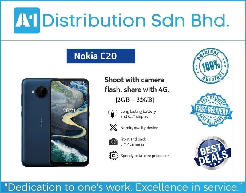 NOKIA C20 ( 2GB + 32GB ) 100% Original Nokia Myset - TikTok Shop Malaysia