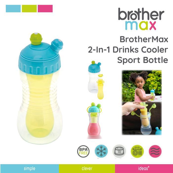 Jual TERLARIS Brother Max 2in1 Drinks Cooler Sports Bottle – Botol ...