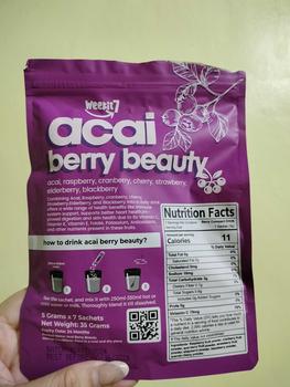 Weekit7 Acai Berry Powder FDA Approved 7 in 1 Mixed Berries Drink ...
