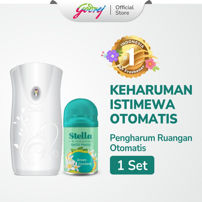 Stella Matic Box Set - Pengharum Ruangan Otomatis Spray - Shop | Tokopedia