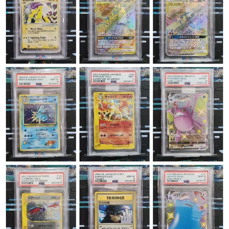 Slab PSA greding PSA 8 PSA 9 PSA 10 Pokemon TCG - Shop | Tokopedia
