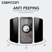Promo DEFCON Tempered Glass Privacy Anti Spy For iPhone 17 16E 16 15 14 ...