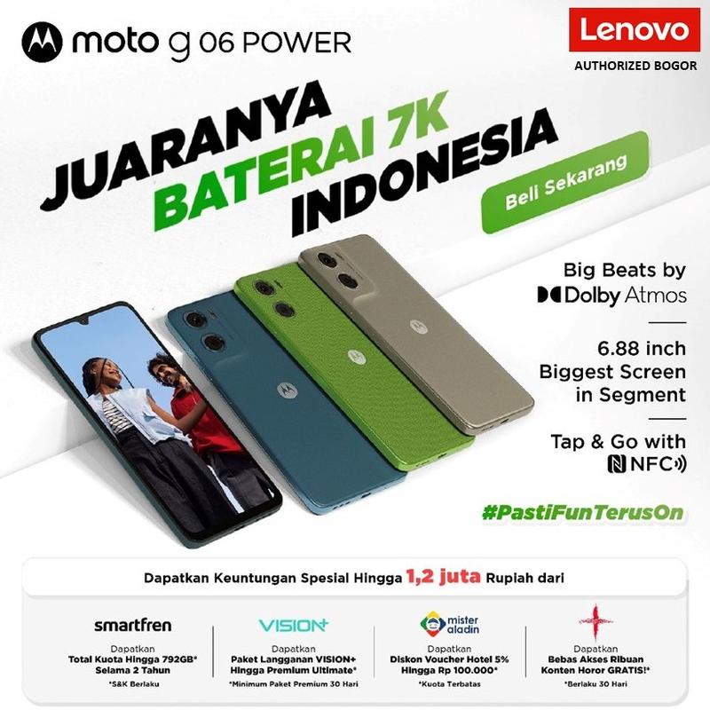 Motorola Moto G06 Power 4G - MediaTek Helio G81 Ultra 12nm 4GB 128GB ...