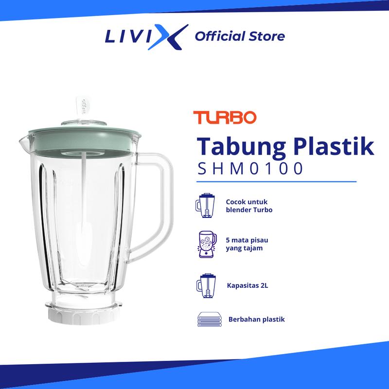 TURBO Tabung Blender Plastik 2L tanpa mesin SHM0100 - Shop | Tokopedia