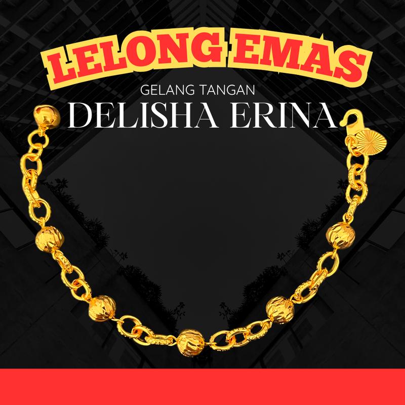Emass Aspen 916 GP AJ Gold Plated Gelang Tangan Delisha Erin - TikTok Shop Malaysia