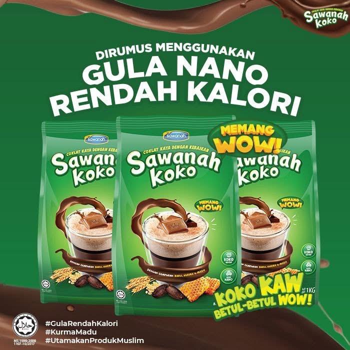 Sawanah Koko dengan Gula Nano dan Madu - Chocolate - TikTok Shop Malaysia