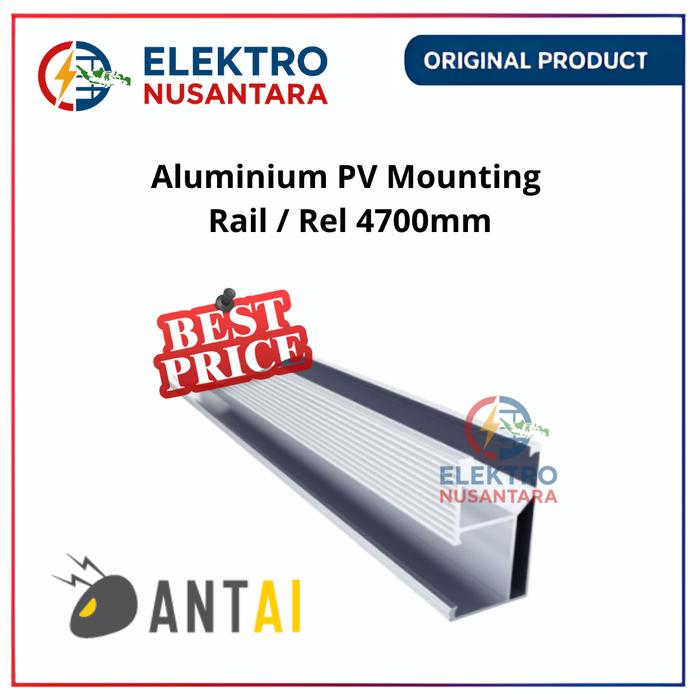 Jual Mounting Rail / Rel Alumunium 4700mm Panel Surya PV (Solar Panel ...