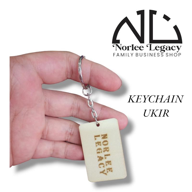NORLEE LEGACY KEYCHAIN UKIR 2 SIDE | UKIR TULISAN DUA-DUA SIDE - TikTok ...