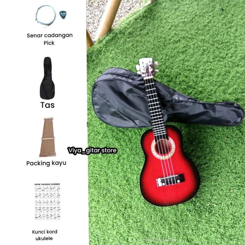 ukulele senar 4 (packing kayu) Asli - Shop | Tokopedia