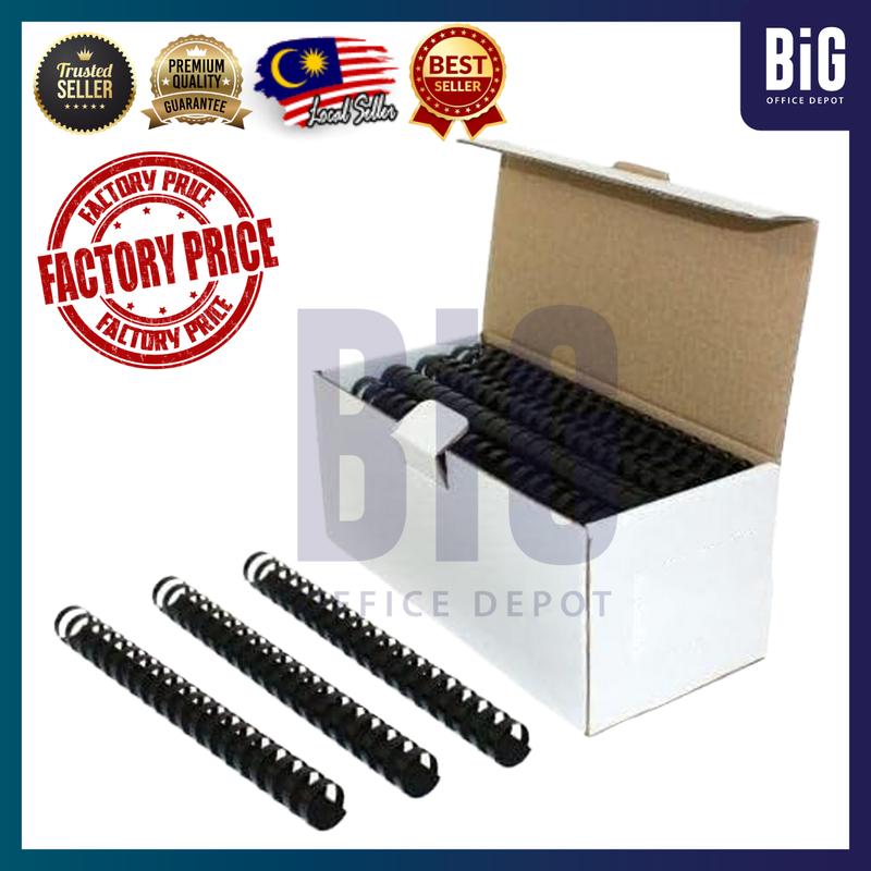 【READY STOCK | HARGA KILANG】PLASTIC COMB BINDING RINGS BLACK - TikTok ...