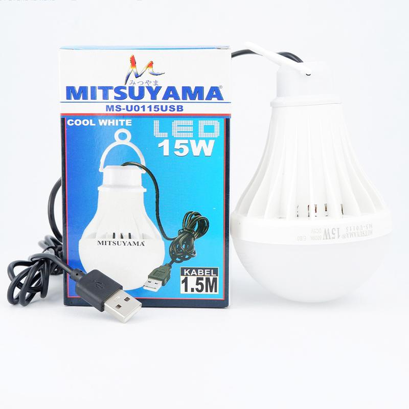Lampu Bohlam LED USB 15w Mitsuyama 15w 15 w Terang Power Ban - Shop ...