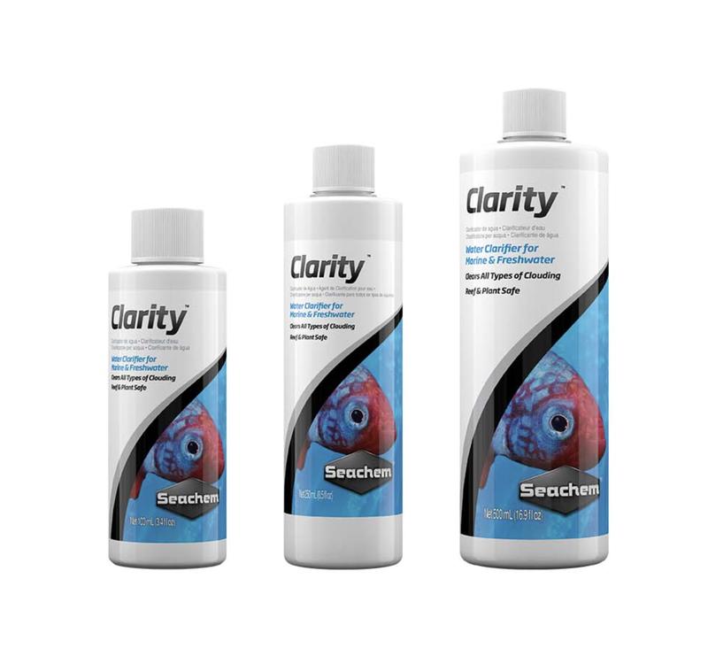 Seachem Clarity - Water Clarifier for Fish Tank Aquarium - Water ...