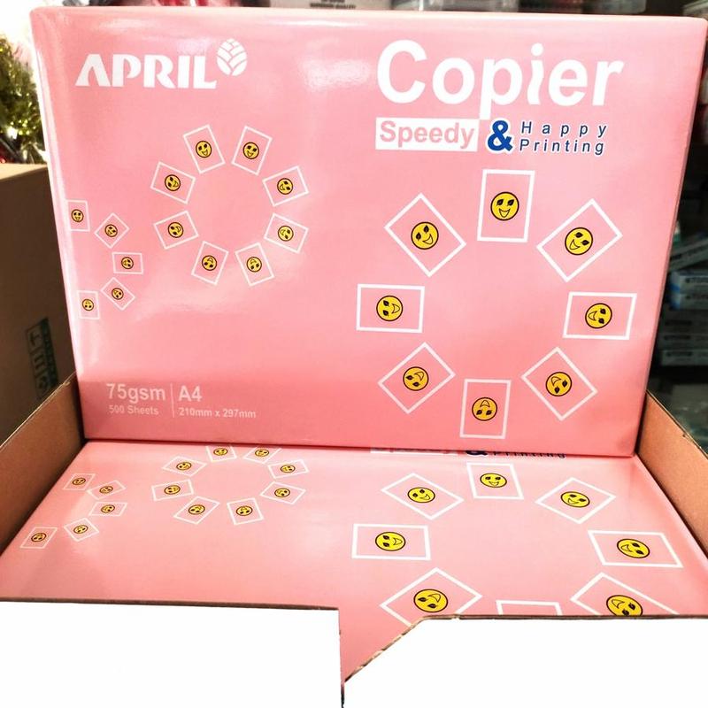 kertas hvs merek copier april a4 75 gram - Shop | Tokopedia