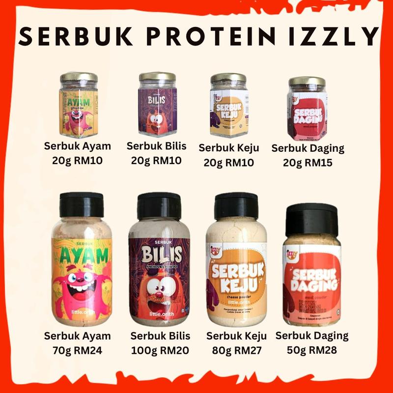 IZZLY Baby Food Serbuk Perasa Protein untuk Bayi Seasoning Powder ...