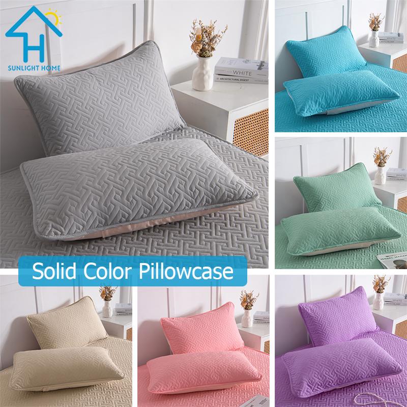 SUNLIGHT HOME 2 Piece Solid Color Pillowcase 6 Colors,1 Pair - TikTok ...