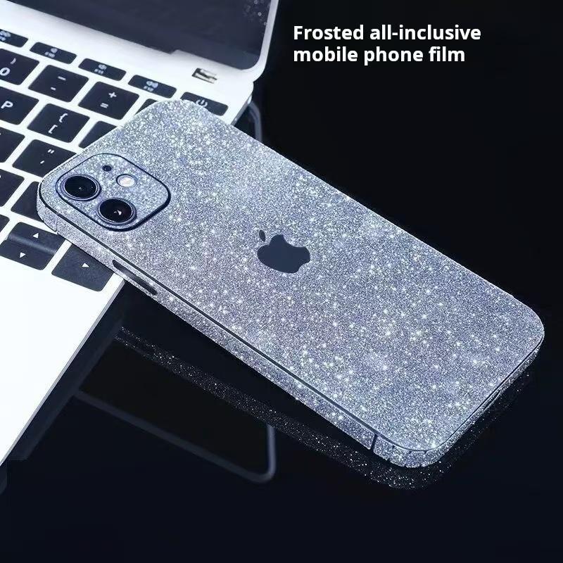 Apple 15 Flash Diamond Phone Sticker iPhone 16 Promax Matte Back ...