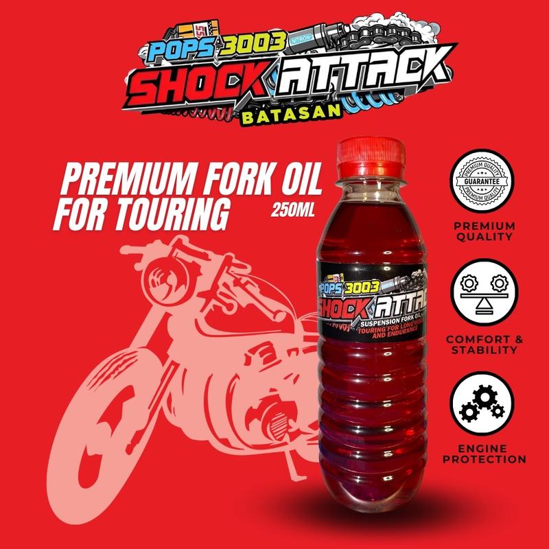 POPS SHOCK ATTACK FORK OIL - Touring Fork Oil - TikTok Shop Philippines