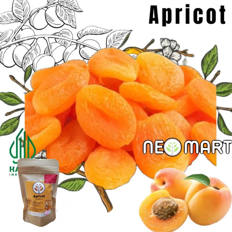Dried Apricot / Apricot | Buah Apricots Kering 50 gram food snacks ...