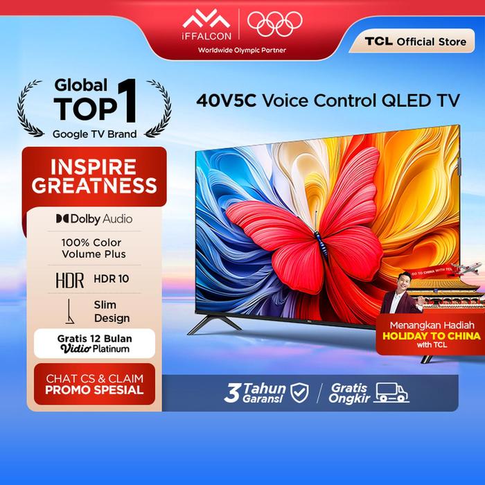 Promo TCL Ultimate QLED FHD TV 40 inch V5C - HDR 10 - Dolby Audio ...