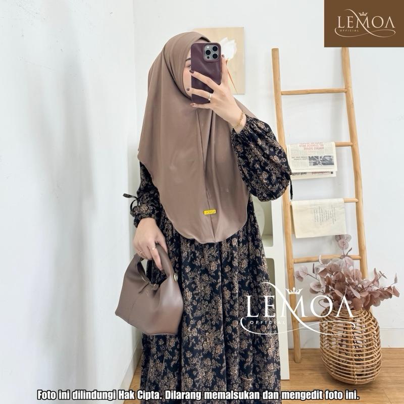 Aurel Dress Pita Model Lengan Balon Bahan Rayon Diamond Busana - Shop ...