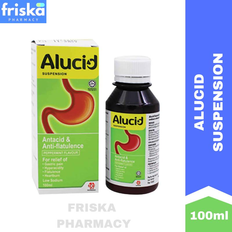Alucid Suspension (Relief of Gastric / Ubat Gastrik) 100ml - TikTok ...