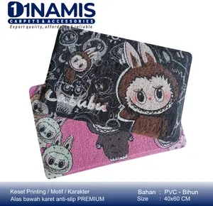 Keset Full Printing Karakter Anti Slip Mie Bihun 40x60 Tebal 12mm bahan ...