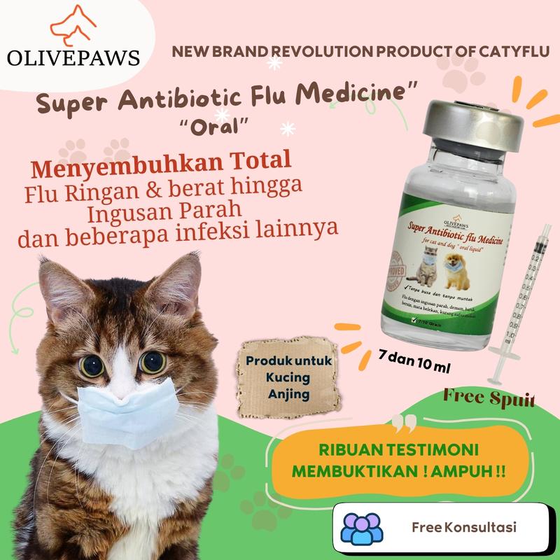 ORAL LIQUID Obat Flu Kucing Anjing Paling Ampuh Mengobati Ingusan ...