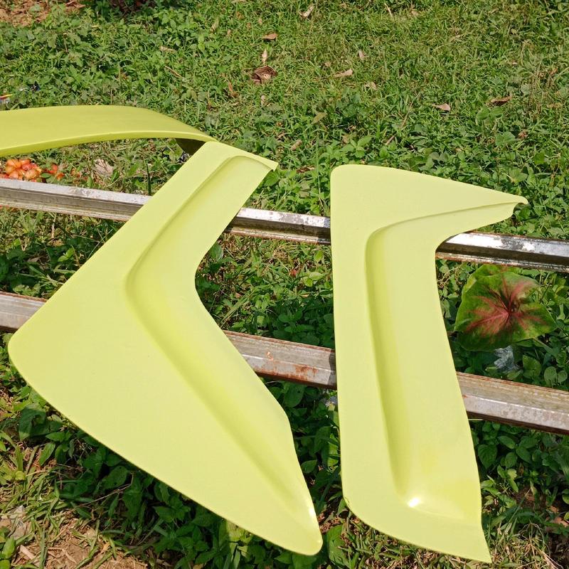 talang air untuk mobil hino tronton warna hijau bahan piber tidak ...