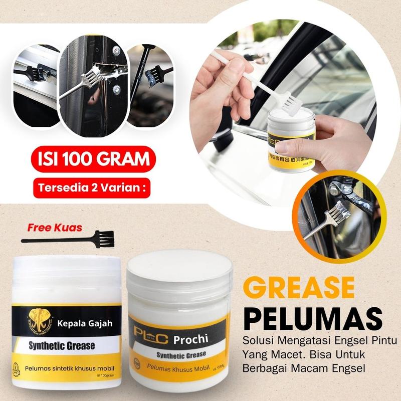 Grease Gemuk Sintetis Warna Putih Untuk Pelumas Engsel Pintu - Shop ...