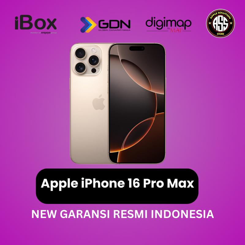 [ BAIM WONG X ASSTORE ] Apple iPhone 16 Pro Max New Garansi Resmi - Shop | Tokopedia