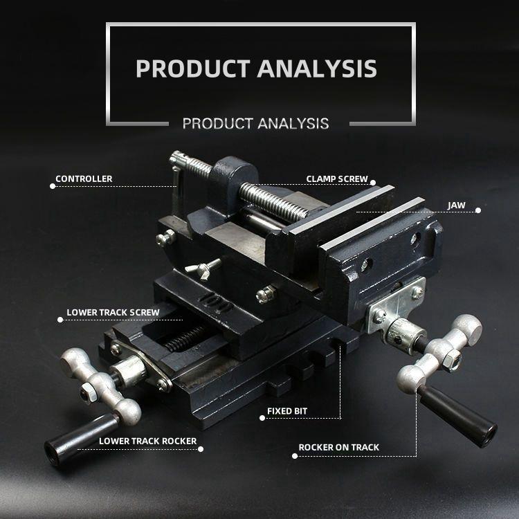 Bidirectional Movable Bench Drill Can Be Tilted Flat Clamp Precision ...