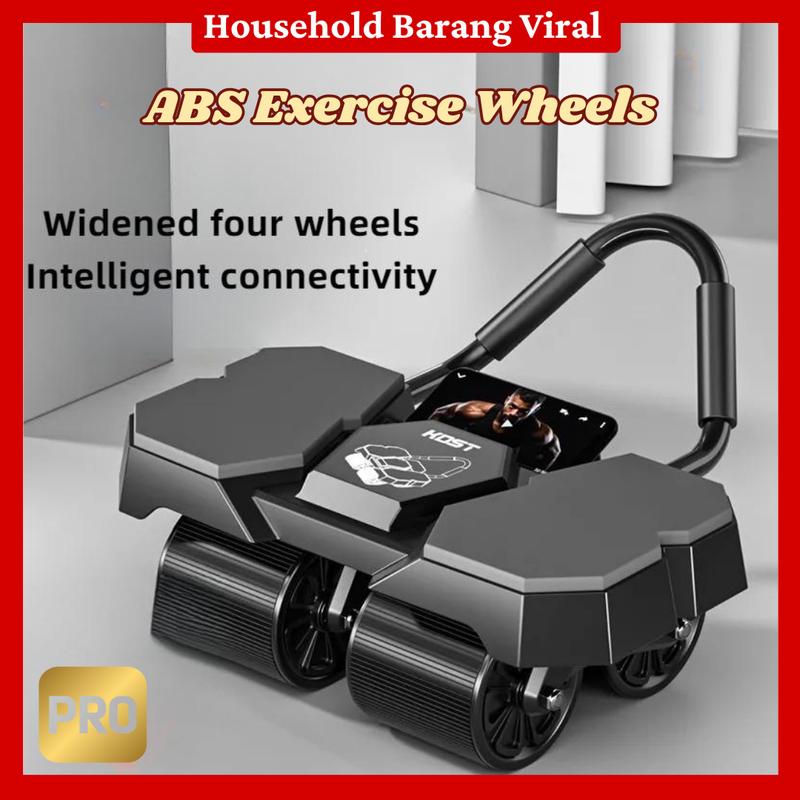 Pengguling Perut Latihan Senaman Abs Wheel Roller Abdominal Fitness ...