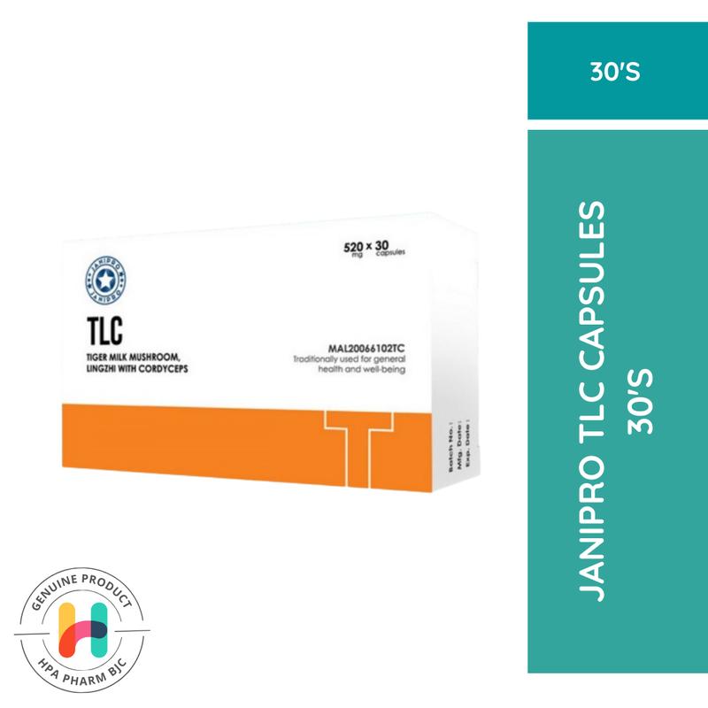 JANIPRO TLC (TIGER MILK MUSHROOM) CAPSULES 30'S - TikTok Shop Malaysia