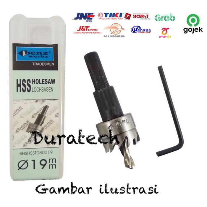 Jual Mata bor holesaw HSS 18mm / Mata bor plong kayu besi tipis Benz ...