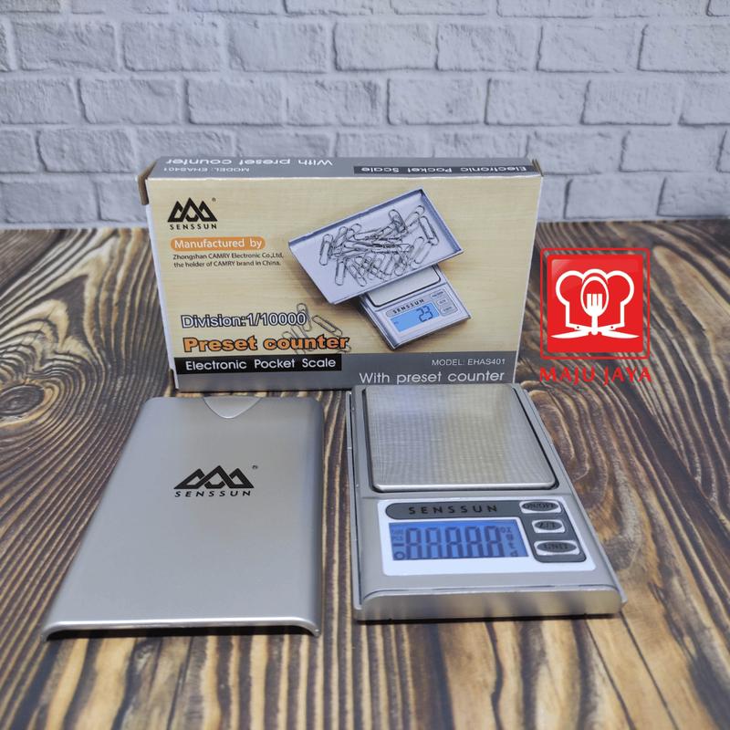 SENSSUN Camry Timbangan Perhiasan Emas Obat 200gr Pocket Scale - Shop ...