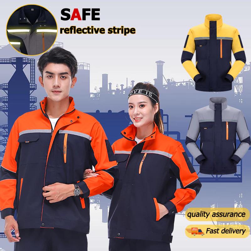 PPE Safety Jacket Work Jacket Safe Workwear Men Women ...