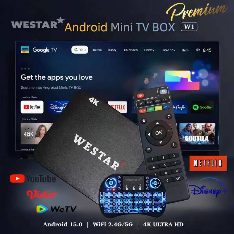 Android TV BOX WESTAR W1 WIFI 16GB RAM 256GB ROM Smart TV Box Unlock Tv ...