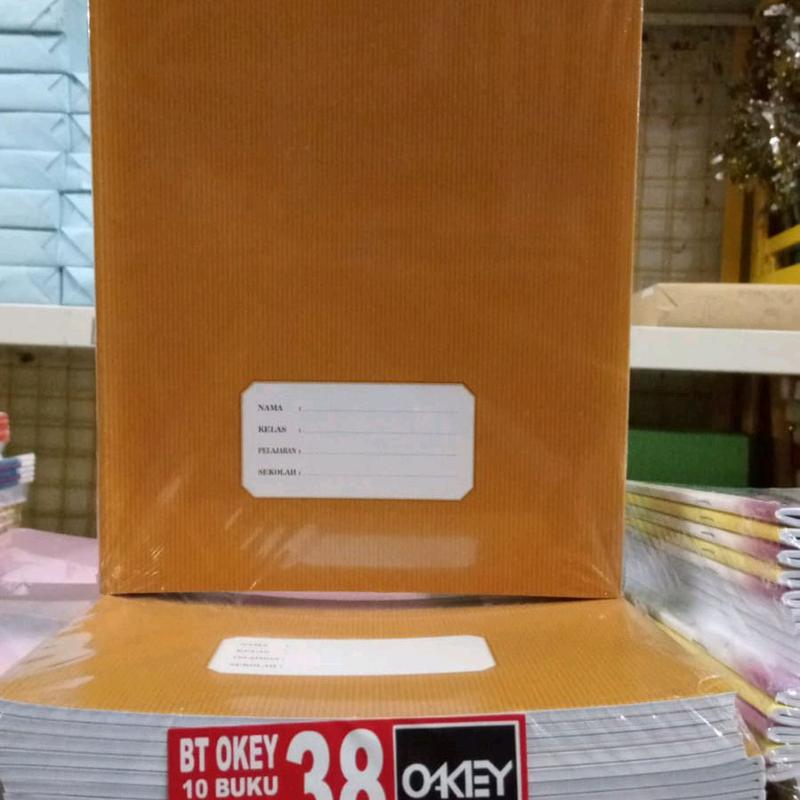 10 PCS BUKU TULIS OKEY 38 LEMBAR UKURAN QUARTO - Shop | Tokopedia
